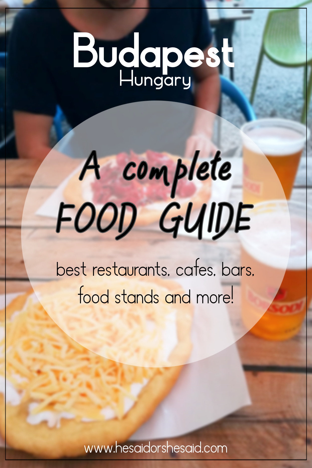 Budapest Complete Food Guide Pinterest | He Said or She Said